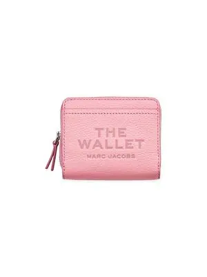 Marc Jacobs The Leather Mini Compact Wallet Ribbonpink
