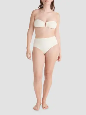 ERES Costa High-waisted Bikini Bottom - Percale