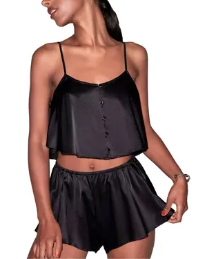 FLEUR DU MAL Luxe Flutter Shorts