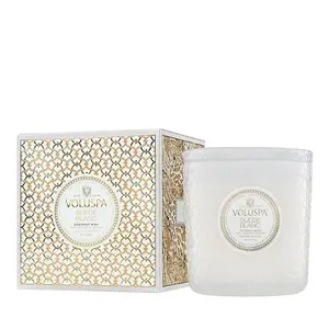 Voluspa Suede Blanc Boxed Luxe Candle 30 Oz - No Color
