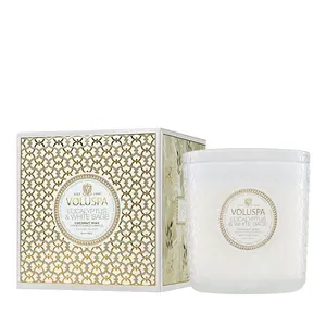 Voluspa Eucalyptus & White Sage Boxed Luxe Candle 30 Oz - No Color