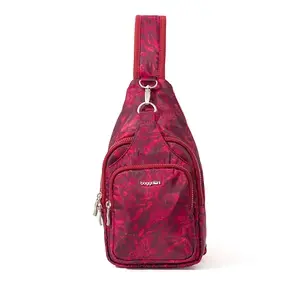 BAGGALLINI Central Park Sling Bag Red Divine Rose