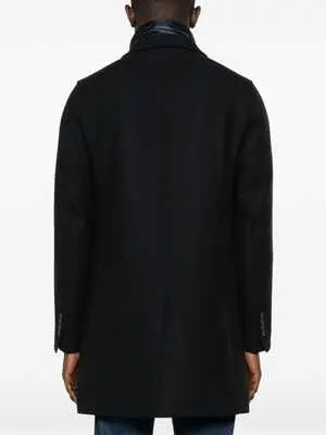 Herno Layered Coat - Blue