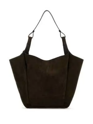 TOD'S T Timeless Suede Tote - Brown
