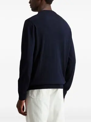 Woolrich Crew Neck Virgin Wool Sweater - Blue
