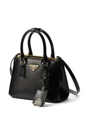 Prada Galleria Mini Bag - Black | Editorialist