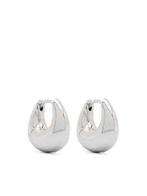 Tom Wood Small Bao Hoop Earrings - Silver