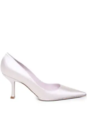 Rene Caovilla 50mm Satin Pumps
