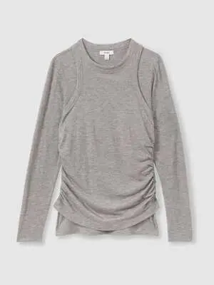 REISS Charlie Layered Top