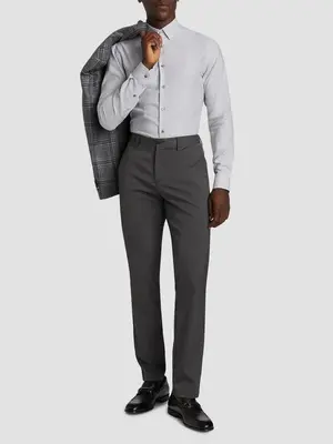 Giorgio Armani Textured Cotton Button-up Shirt