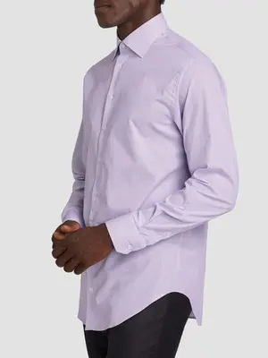 Giorgio Armani Woven Stripe Cotton Shirt