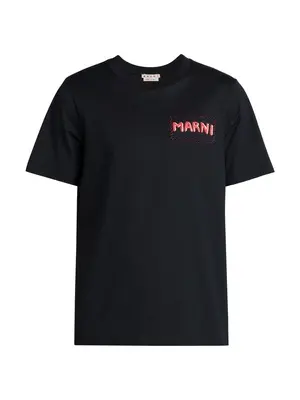 Marni Logo Crewneck T-shirt