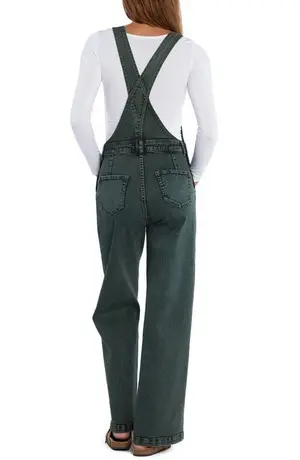 WASH LAB DENIM Harriet Denim Overalls - Herb Green