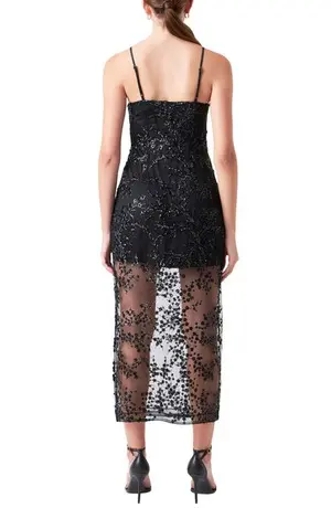 Endless Rose Sequin Midi Dress