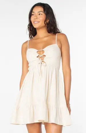 Roxy Jasmine Breeze Smocked Mini Sundress