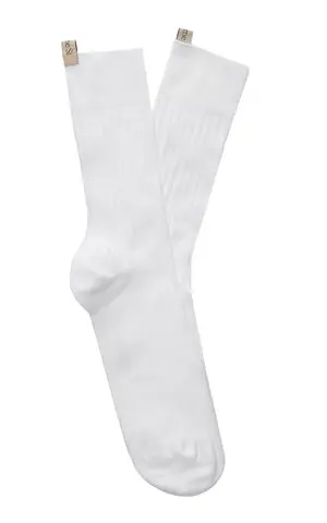 Comme Si The Yves Cotton Sock White