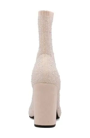 Mia Magdalena Pointed Toe Bootie - Off White