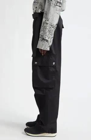Jacquemus Le Cargo Cotton & Linen Pants - Black
