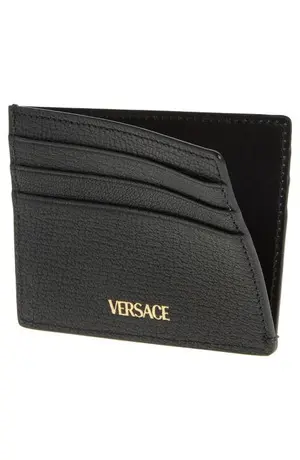 Versace Medusa Grained Leather Card Case