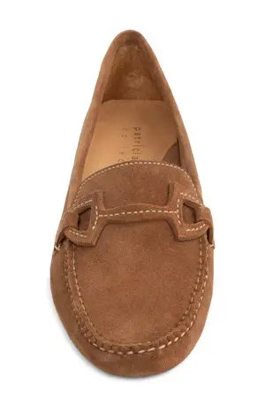 PATRICIA GREEN Jane Bit Loafer - Cognac Suede