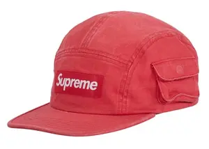 Supreme Snap Pocket Camp Cap - Red