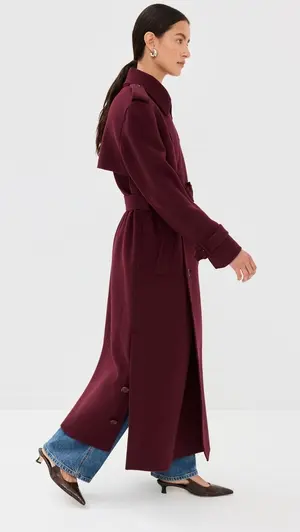 Simkhai Rumi Belted Long Coat