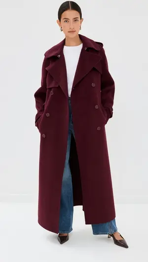 Simkhai Rumi Belted Long Coat