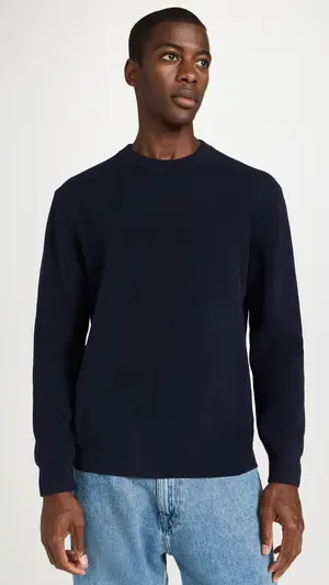 Nn07 Danny Lightweight Sweater - Navy Blue