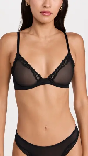 SKARLETT BLUE Passion Unlined Underwire Bra - Black