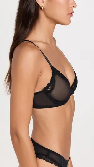 SKARLETT BLUE Passion Unlined Underwire Bra - Black