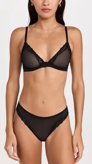 SKARLETT BLUE Passion Unlined Underwire Bra - Black