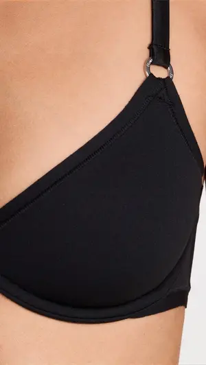 FLEUR DU MAL Le Stretch Multifit Micro Unlined Balconette Bra - Black