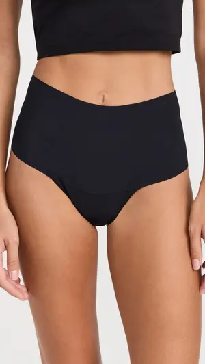 Hanky Panky Breathe High Rise Thong 5 Pack - Black