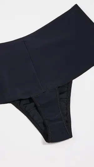 Hanky Panky Breathe High Rise Thong 5 Pack - Black