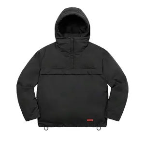 Supreme Hooded Down Pullover - Black