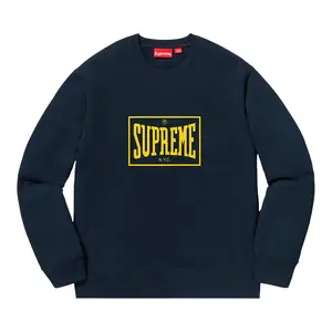 Supreme Warm Up Crewneck - Blue