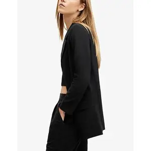 ALLSAINTS Aleida Tri Regular-fit Stretch-woven Blazer - Black