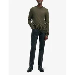 ALLSAINTS Mode Merino Marl-pattern Wool Crew Jumper - Marley Green