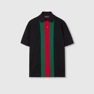Gucci Cotton Polo Shirt With Web