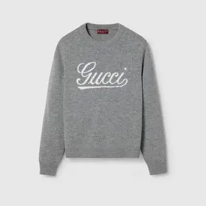 Gucci Wool Sweater With Intarsia