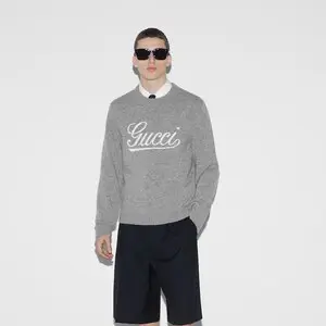 Gucci Wool Sweater With Intarsia