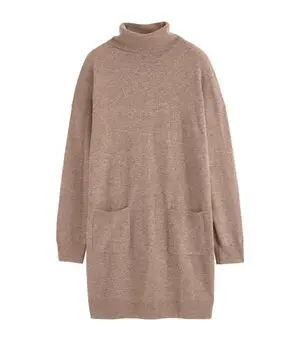 Chinti & Parker Wool-cashmere Rollneck Sweater Dress