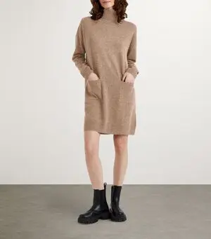 Chinti & Parker Wool-cashmere Rollneck Sweater Dress