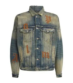 Palm Angels Logo Patch Denim Jacket