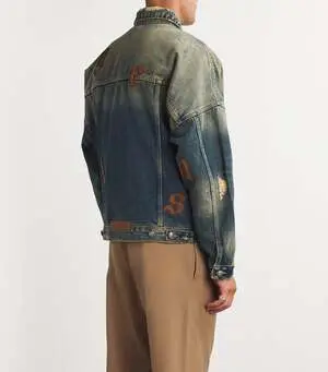 Palm Angels Logo Patch Denim Jacket