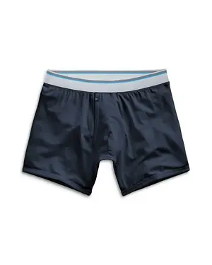 Mack Weldon 18 Hour Jersey Boxer Briefs - Blue Night