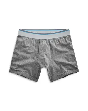 Mack Weldon 18 Hour Jersey Boxer Briefs - Grey Heather