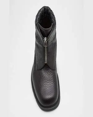 Bottega Veneta Haddock Leather Ankle Boots