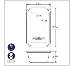 NORDICWARE Naturals 1.5 Pound Loaf Pan