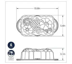 NORDICWARE Sunflower & Pumpkin Loaf Pan